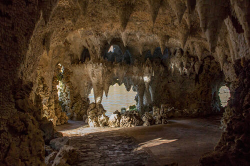 The Crystal Grotto at Painshill Park - the highlight of your visit