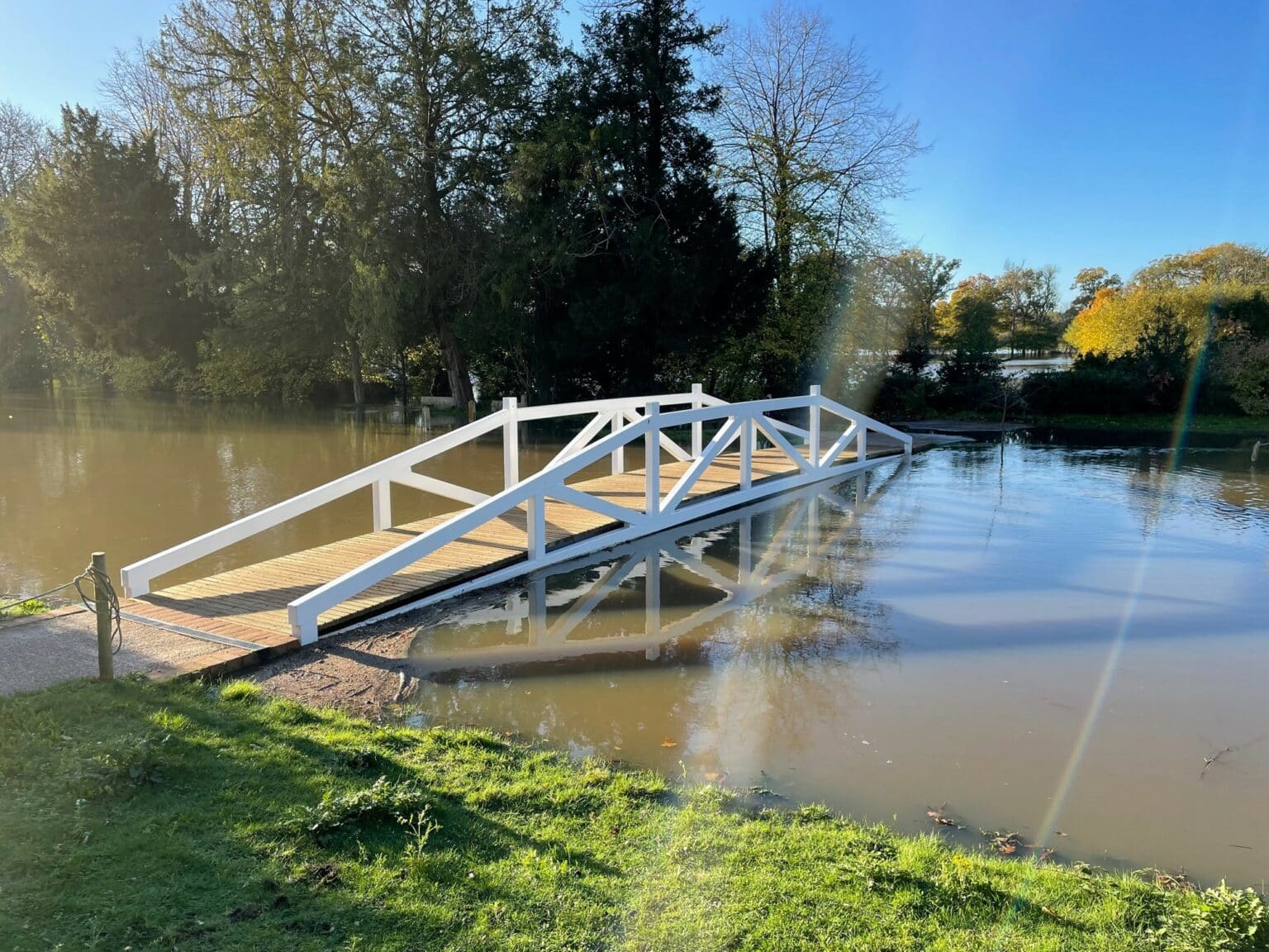 The Woollett Bridge Officially Opened - Painshill