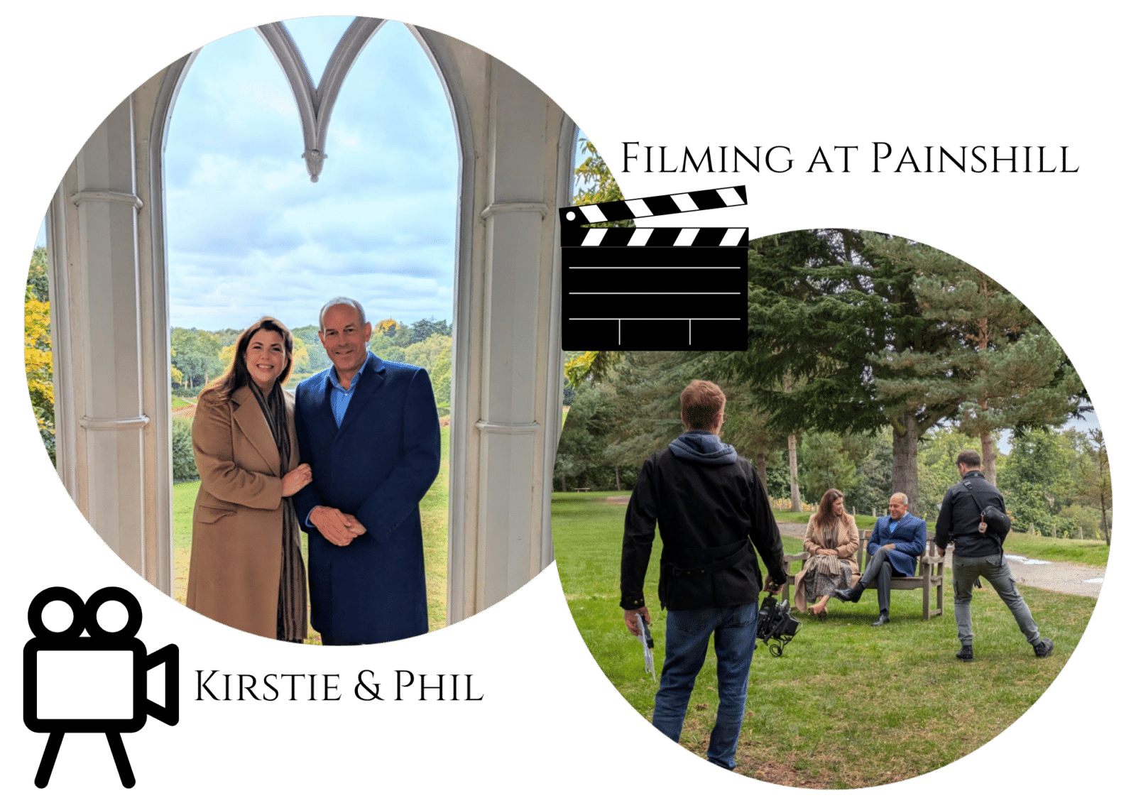 Filming fun at Painshill - Painshill