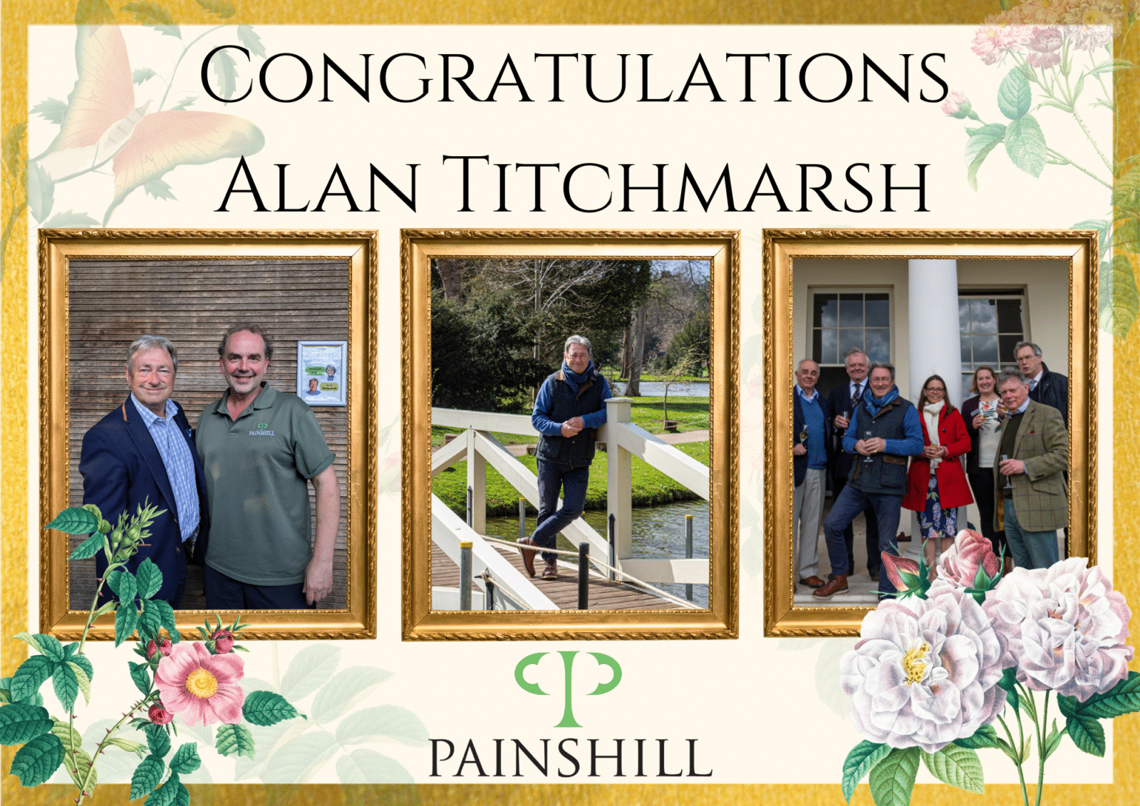 Alan Titchmarsh, Patron of Painshill, awarded CBE - Painshill